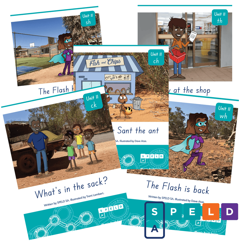 SPELD-SA Readers: Phonic Books with Sounds-Write Initial Code Unit 11 ...