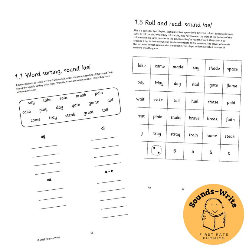 Sounds-Write Activity Workbook: Extended Code – Soundality