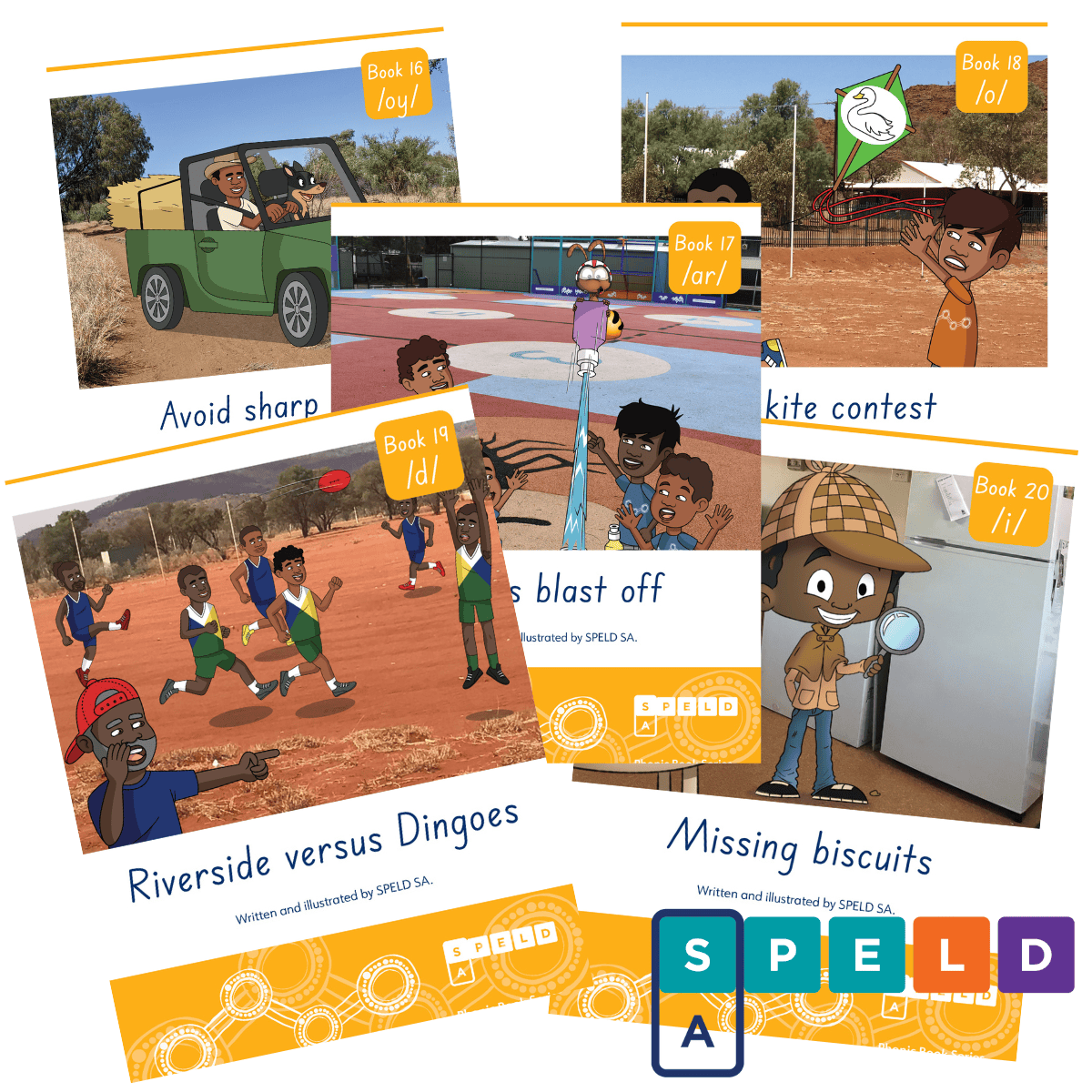 SPELD-SA Readers: Phonic Books with Sounds-Write Extended Code (Set 2 ...