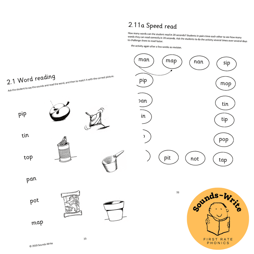 Sounds-Write Activity Workbook: Initial Code – Soundality
