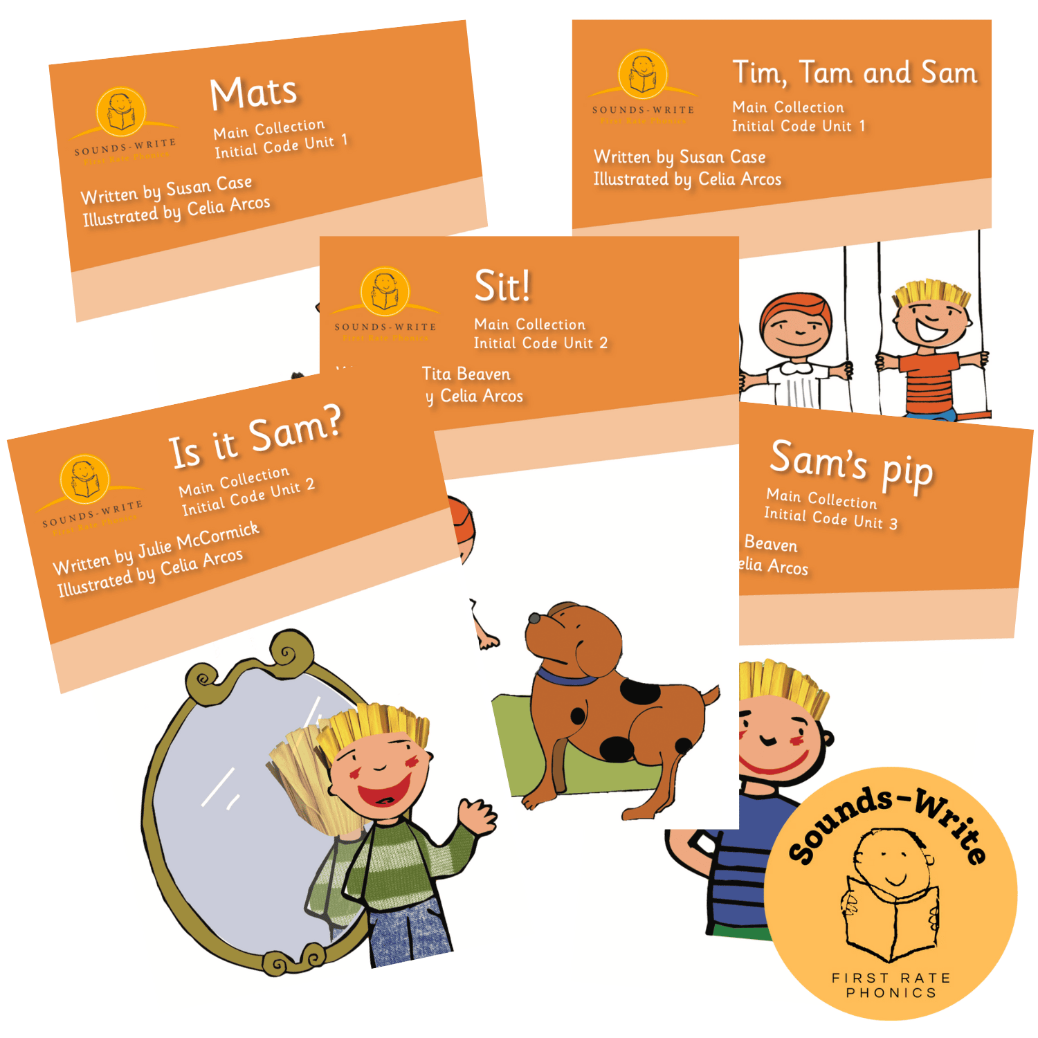 Initial Code Readers: Main Collection Units 1 to 7 - Set 1 x 14 Books ...